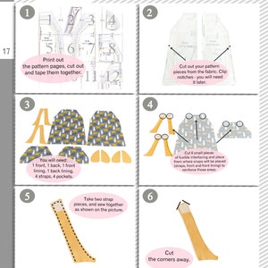 Dungaree Dress Sewing Pattern PDF, Baby Dress Pattern, Girl Sewing ...