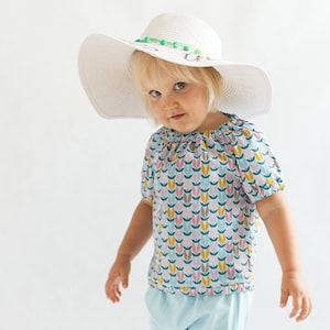 Kids and Baby Blouse Sewing Pattern PDF, Easy Sewing Patterns - Etsy ...