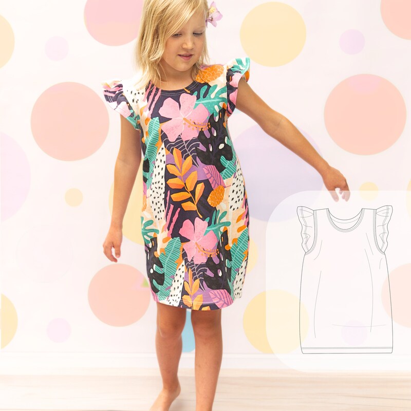 Girls Knit Dress Pattern - Etsy