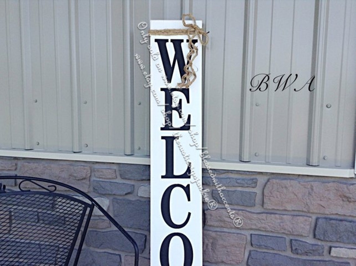 Large Welcome Signs Rustic Wood Welcome Signs Welcome Porch - Etsy
