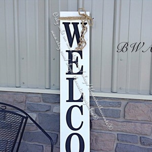 Large Welcome Signs, Rustic Wood Welcome Signs, Welcome Porch Signs ...
