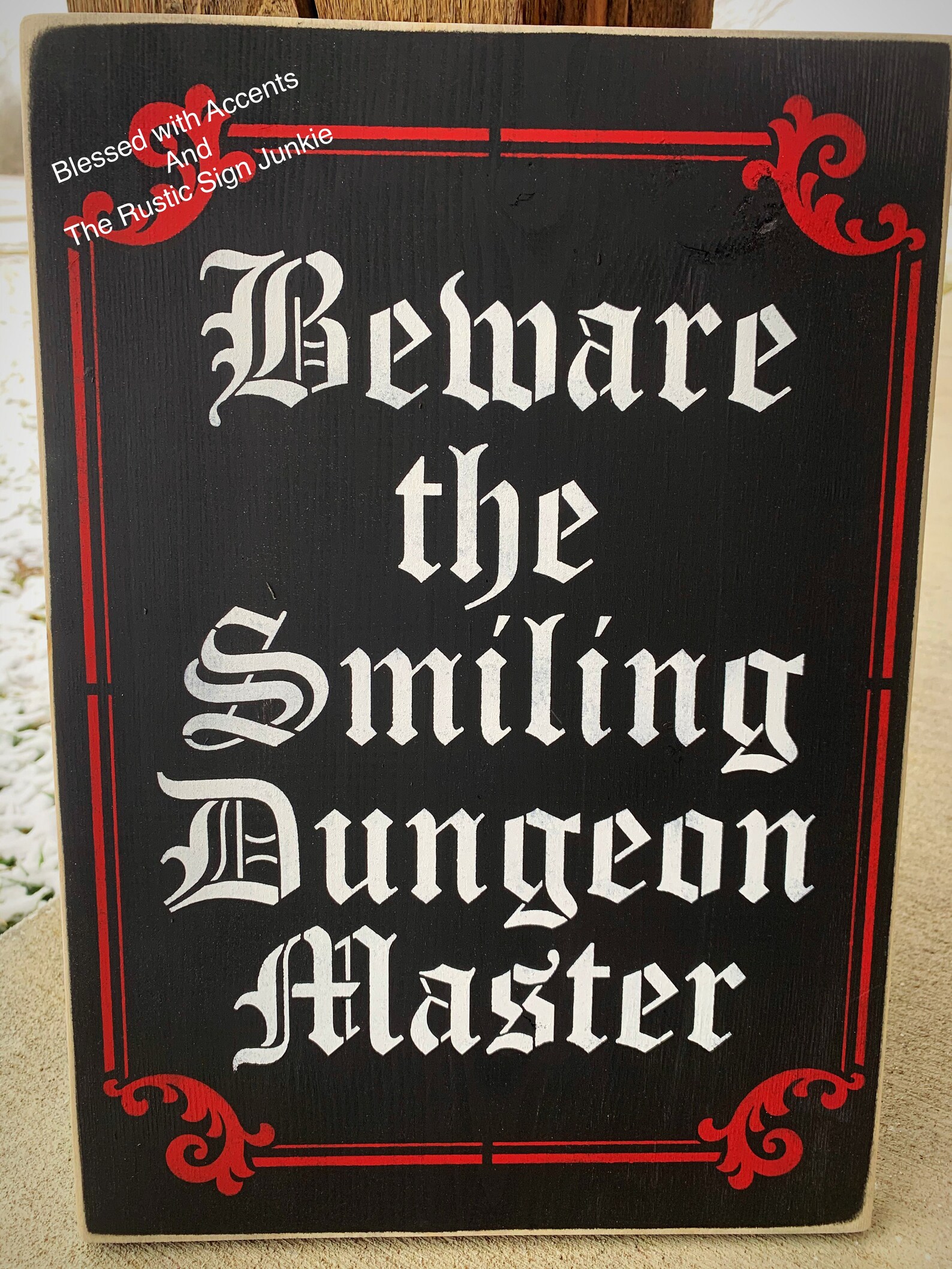 Dungeons and Dragons Sign D&D Sign Dungeon and Dragons Gift - Etsy