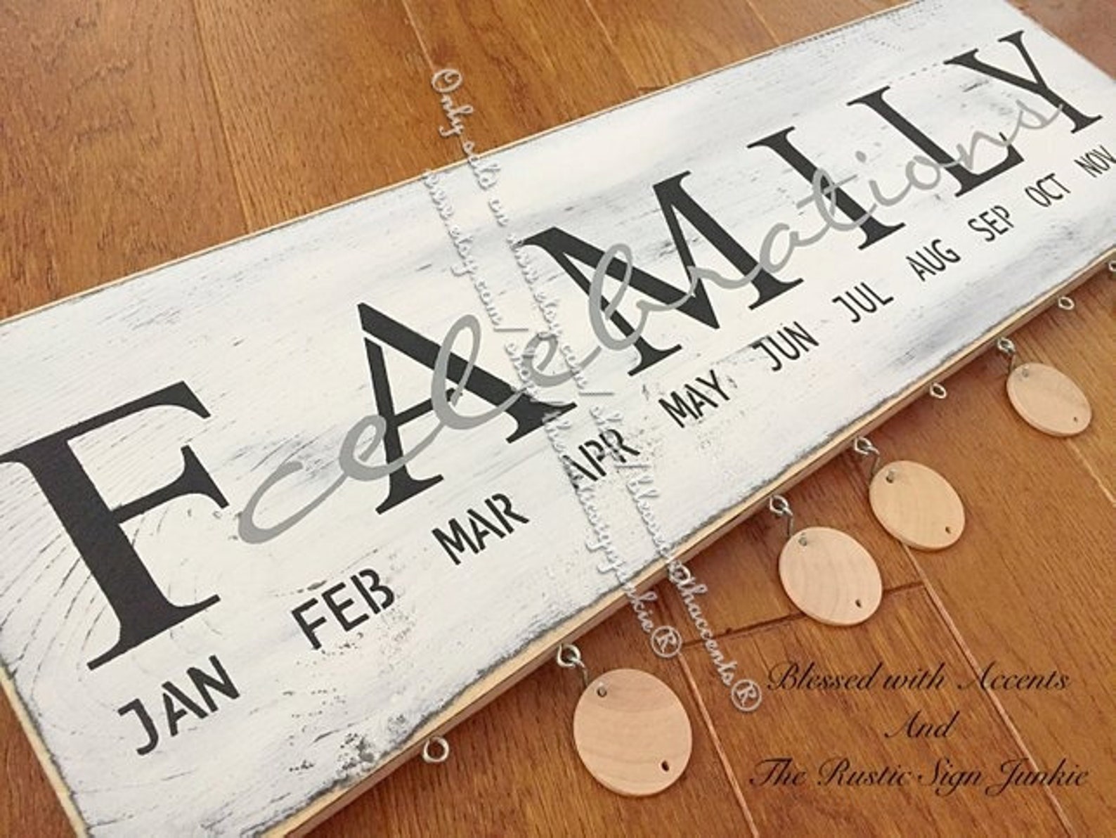 Family Celebrations Sign Family Birthday Sign Family - Etsy