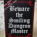 Dungeons and Dragons Sign, D&D Sign, Dungeon and Dragons Gift, Beware ...