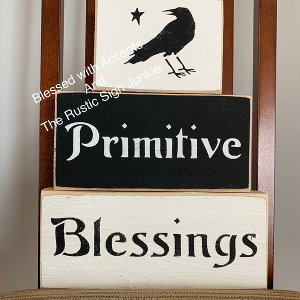 Primitive Wood Block - Etsy