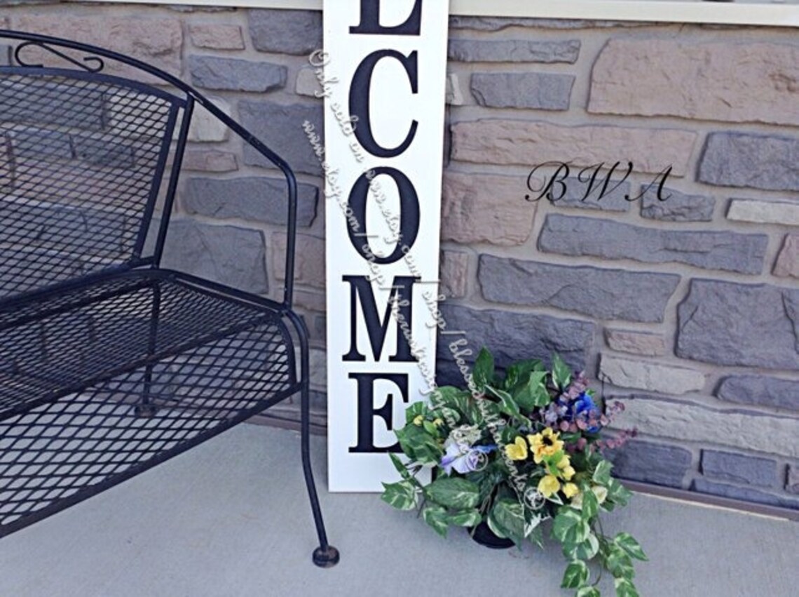 Large Welcome Signs Rustic Wood Welcome Signs Welcome Porch - Etsy