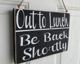 Back in 5 Minutes Be Right Back in Five If Not Read This - Etsy