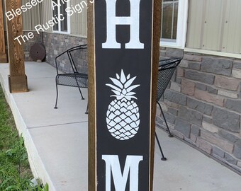 Pineapple Welcome Sign - Etsy