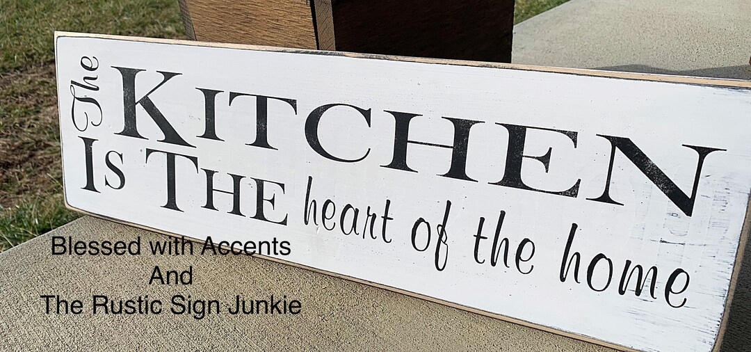 Farmhouse Kitchen Sign, Country Kitchen Sign, Kitchen Decor, Wood ...