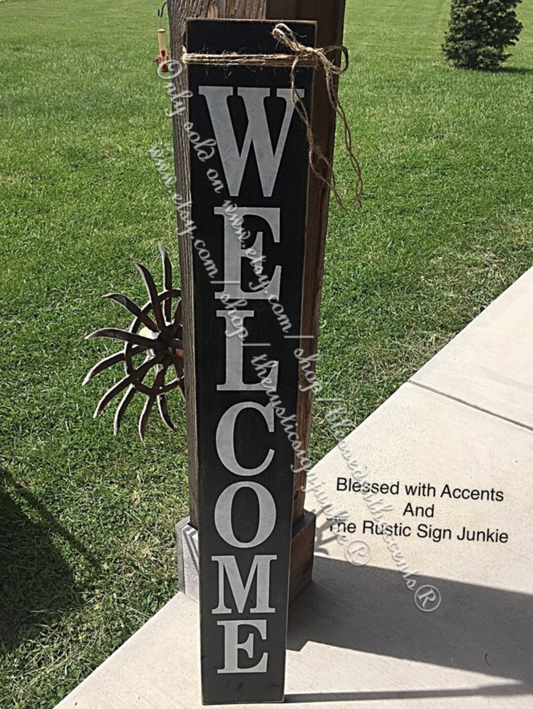 Large Welcome Signs Porch Decor Rustic Wood Welcome Signs - Etsy