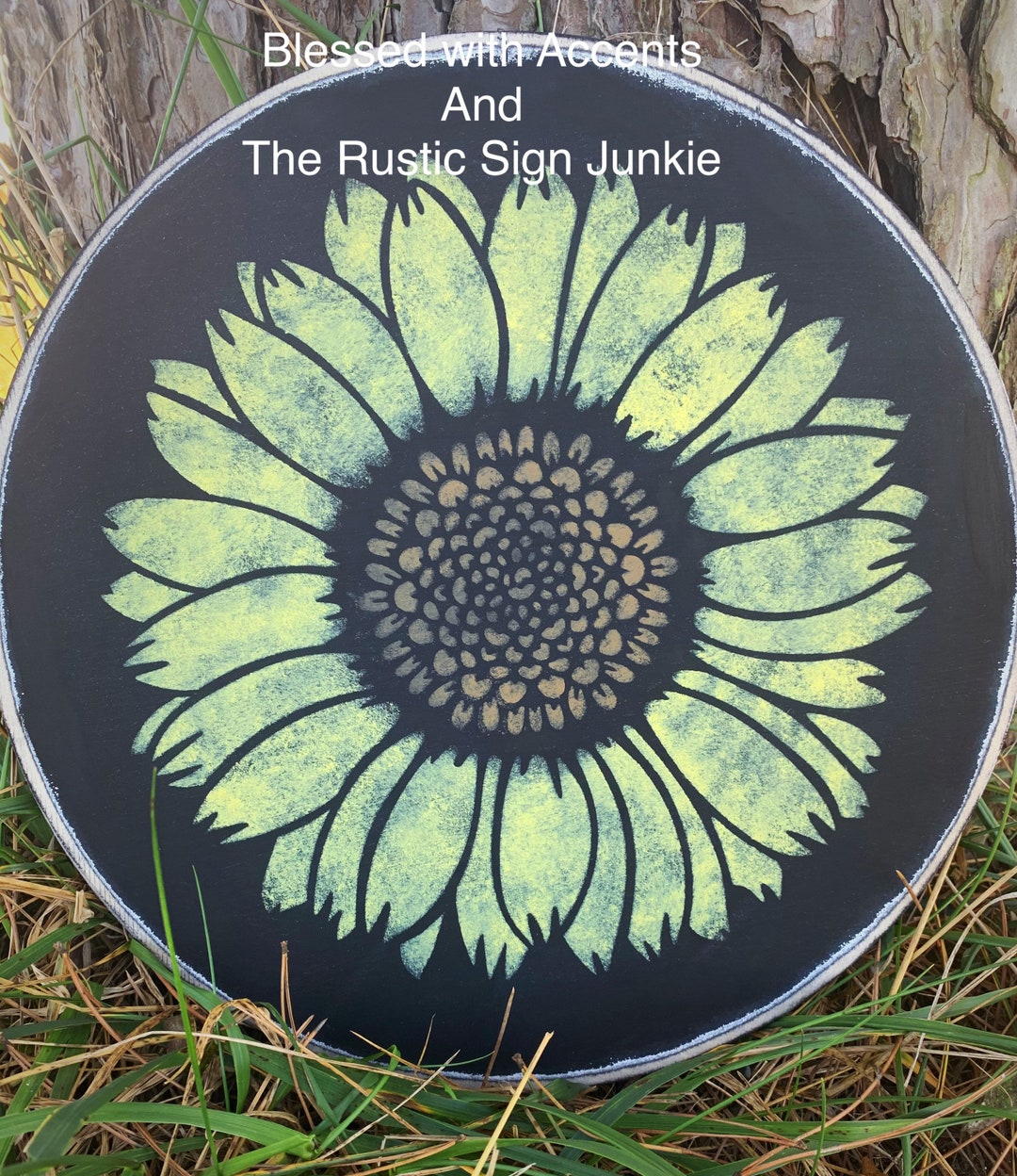 Sunflower decor, wood sunflower sign, sunflower decoration, sunflower ...