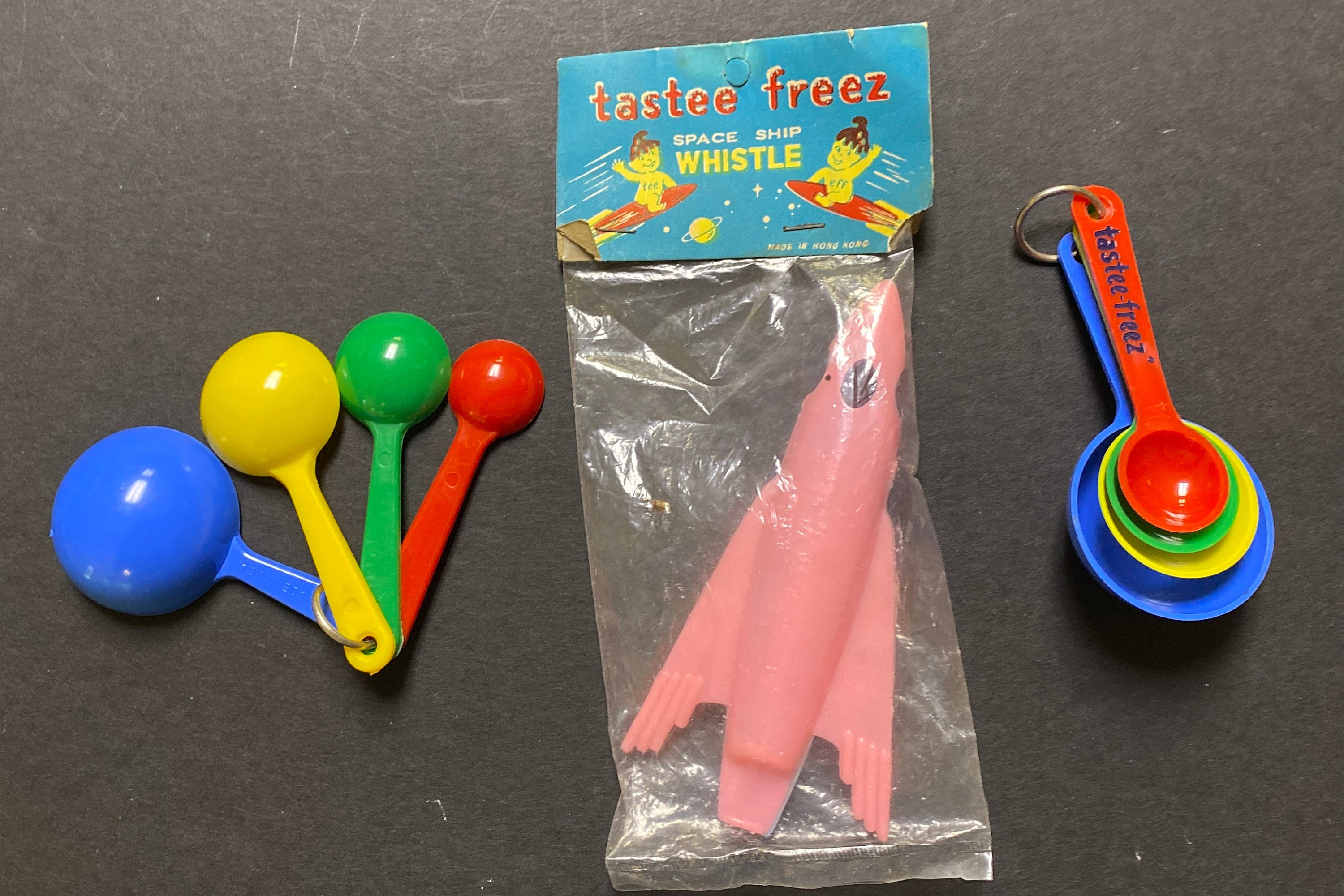 1950's Tastee Freez Rain Bonnet & 2 Measuring Spoons - Etsy