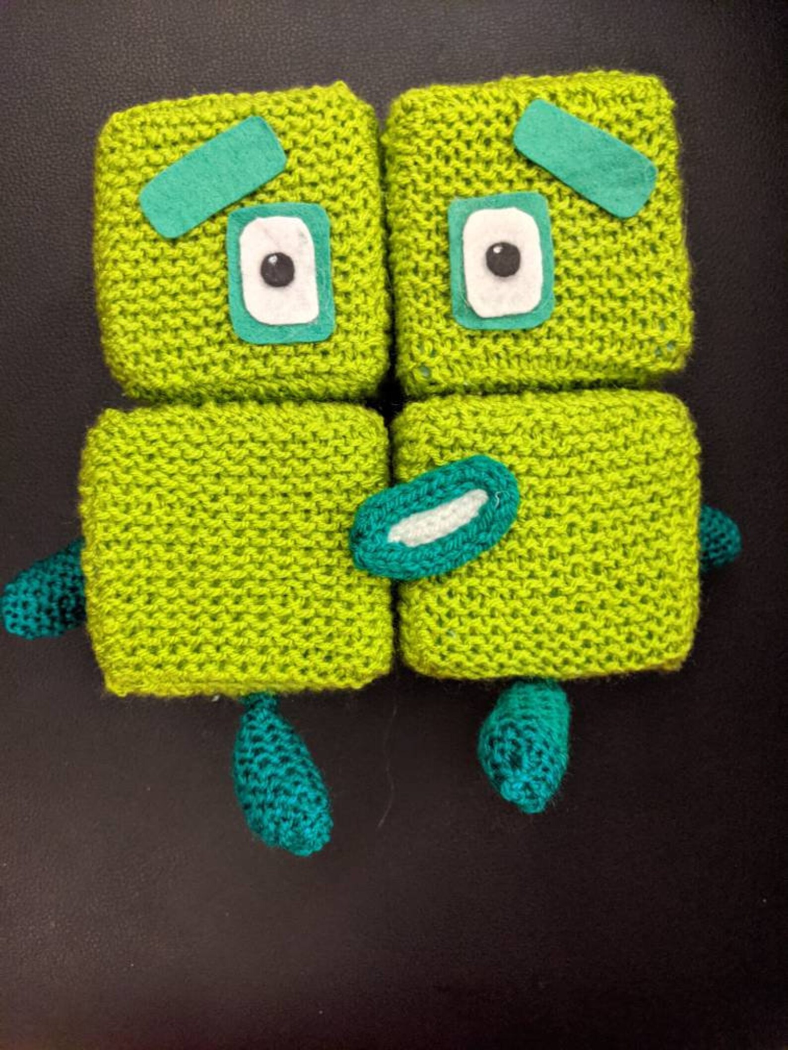 Numberblocks 4 Inspired Green Toy Soft Cuddly Handmade - Etsy