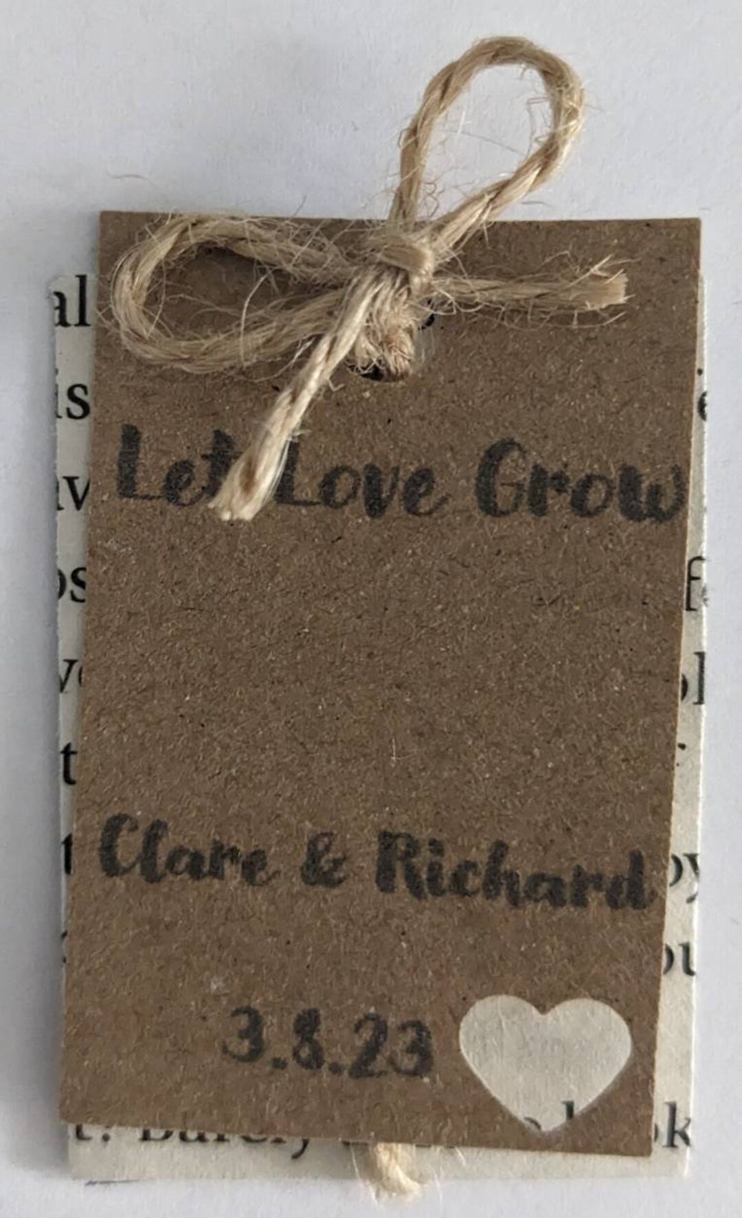 Wedding Favours Book Lovers Seeds - Etsy