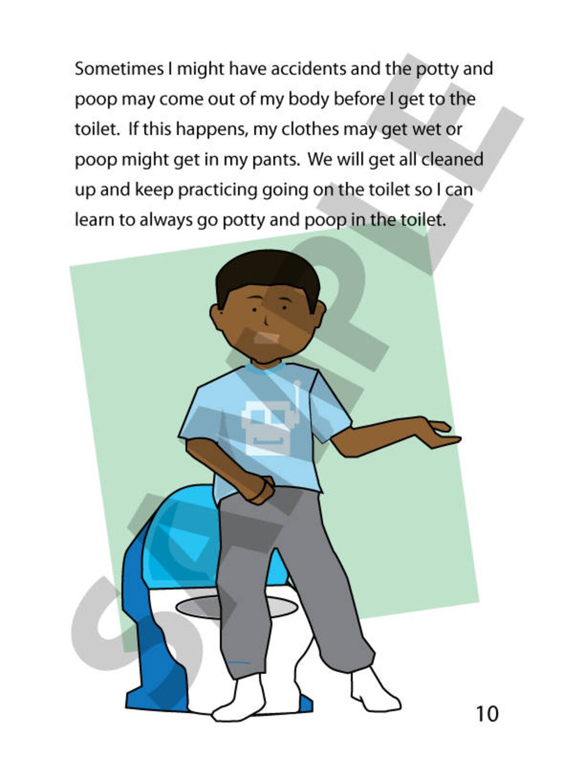 CUSTOMIZABLE Potty Training Book for Children (boy Style B) - Incl ...