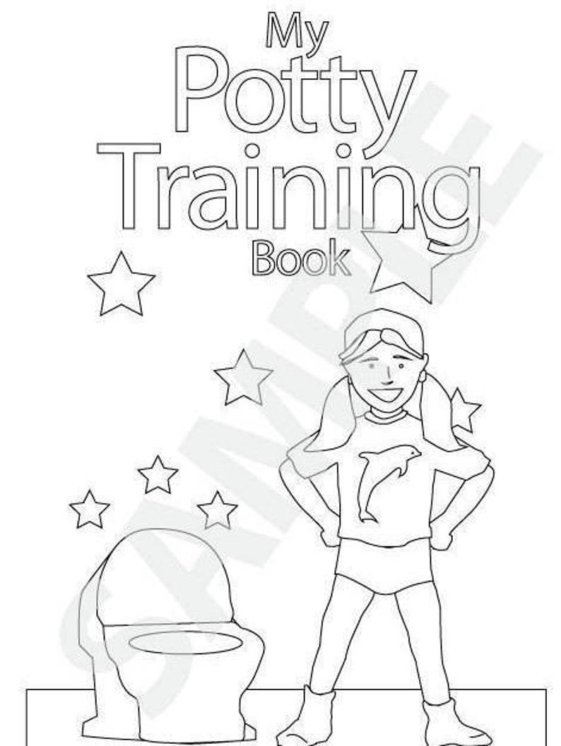 CUSTOMIZABLE Potty Training Book for Children (girl Style D) - Incl ...