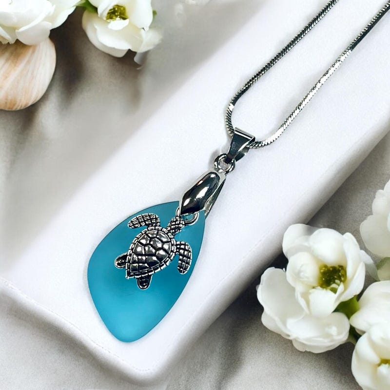 Sea Turtle Necklace - Etsy