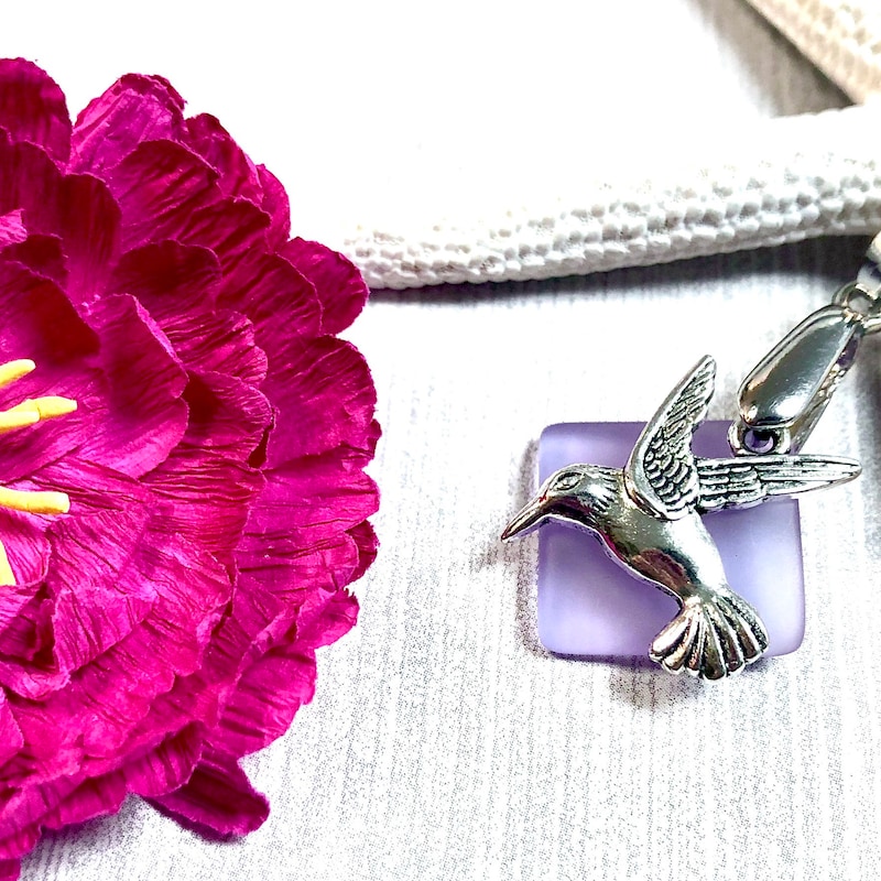 Seaglass Hummingbird - Etsy