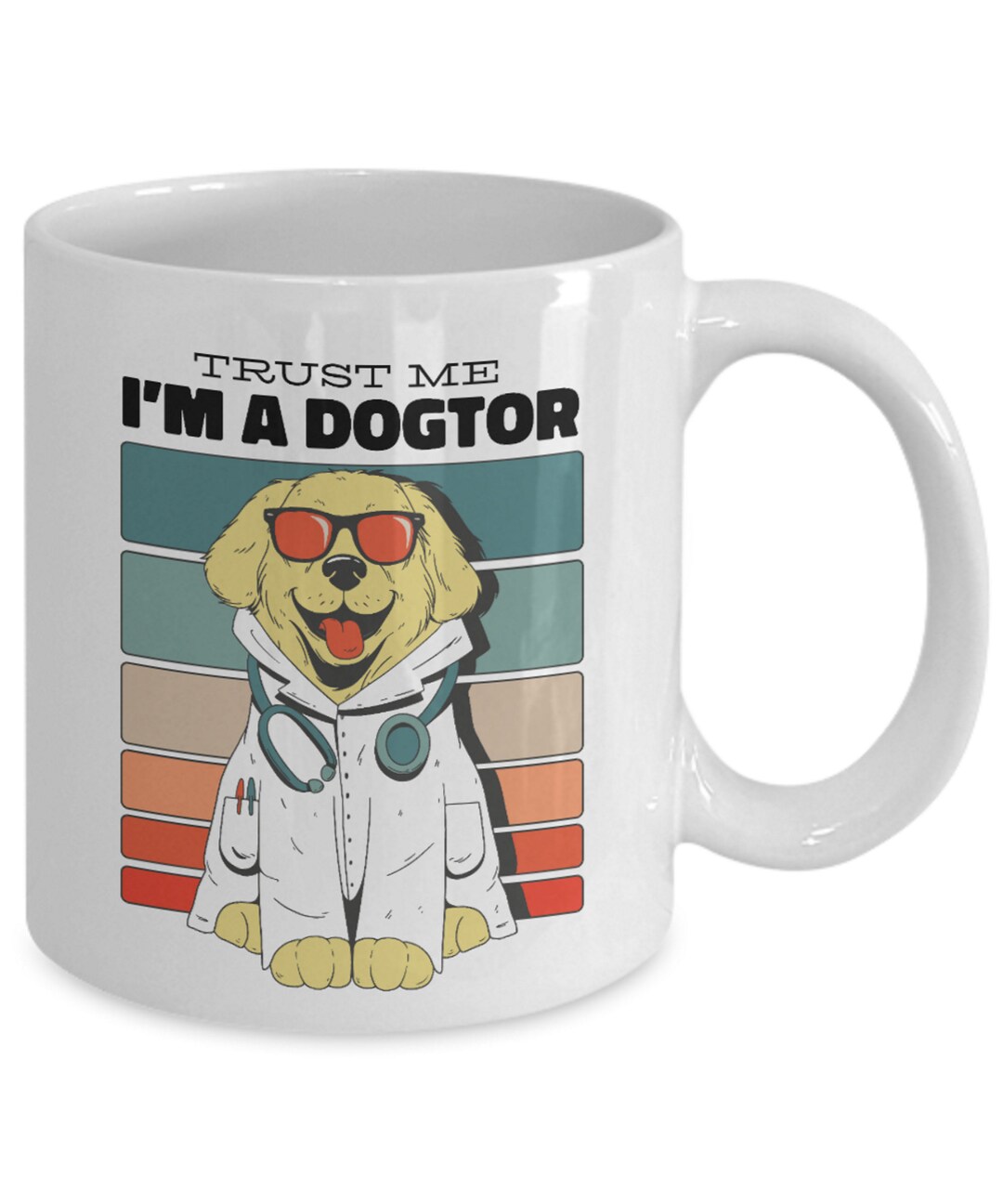 Trust Me I'm A Dogtor Doctor Dog Coffee Mug Pet Owners Veterinarian - Etsy