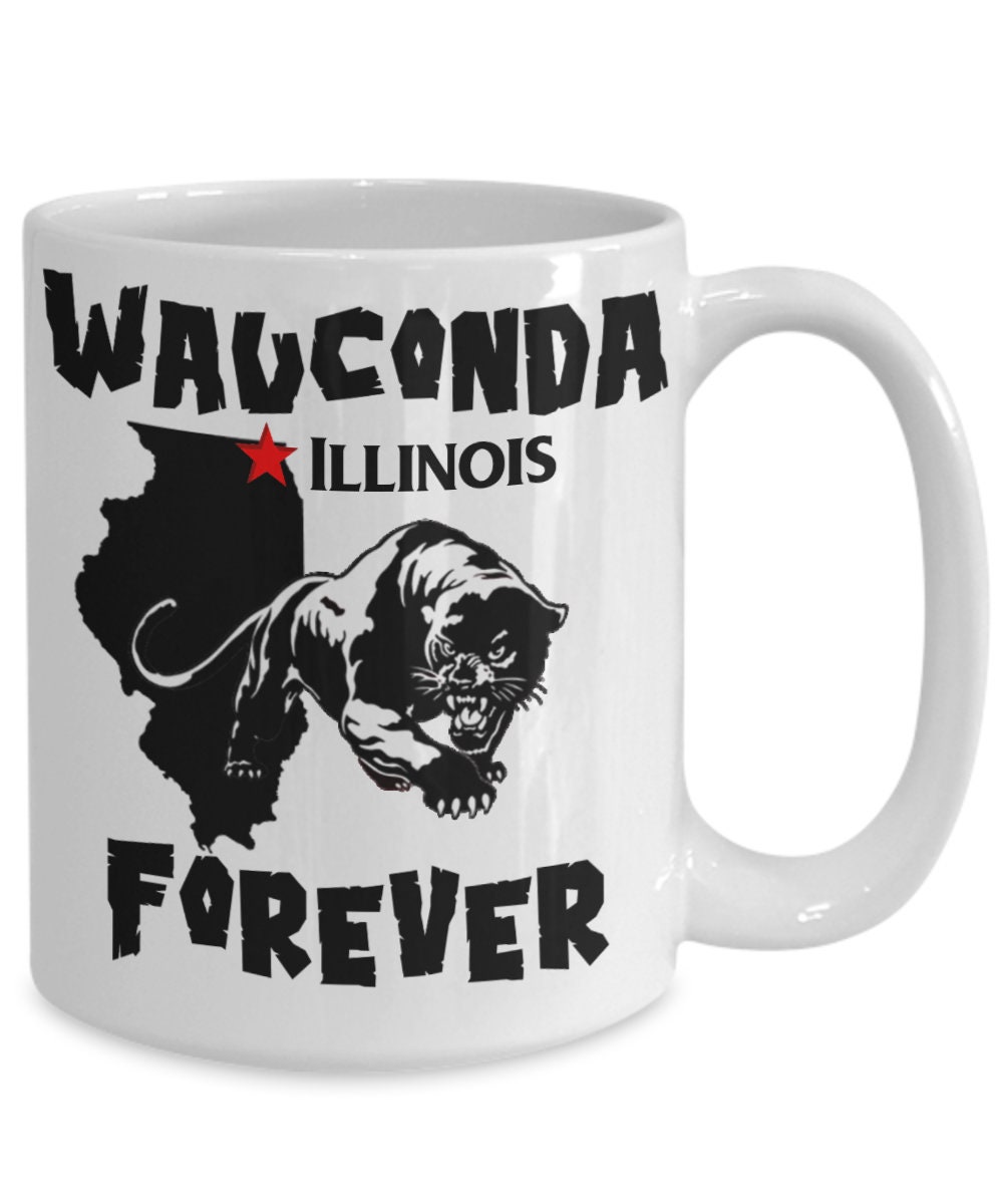 Wauconda Illinois Wakanda Forever Coffee Mug Black Panther - Etsy UK