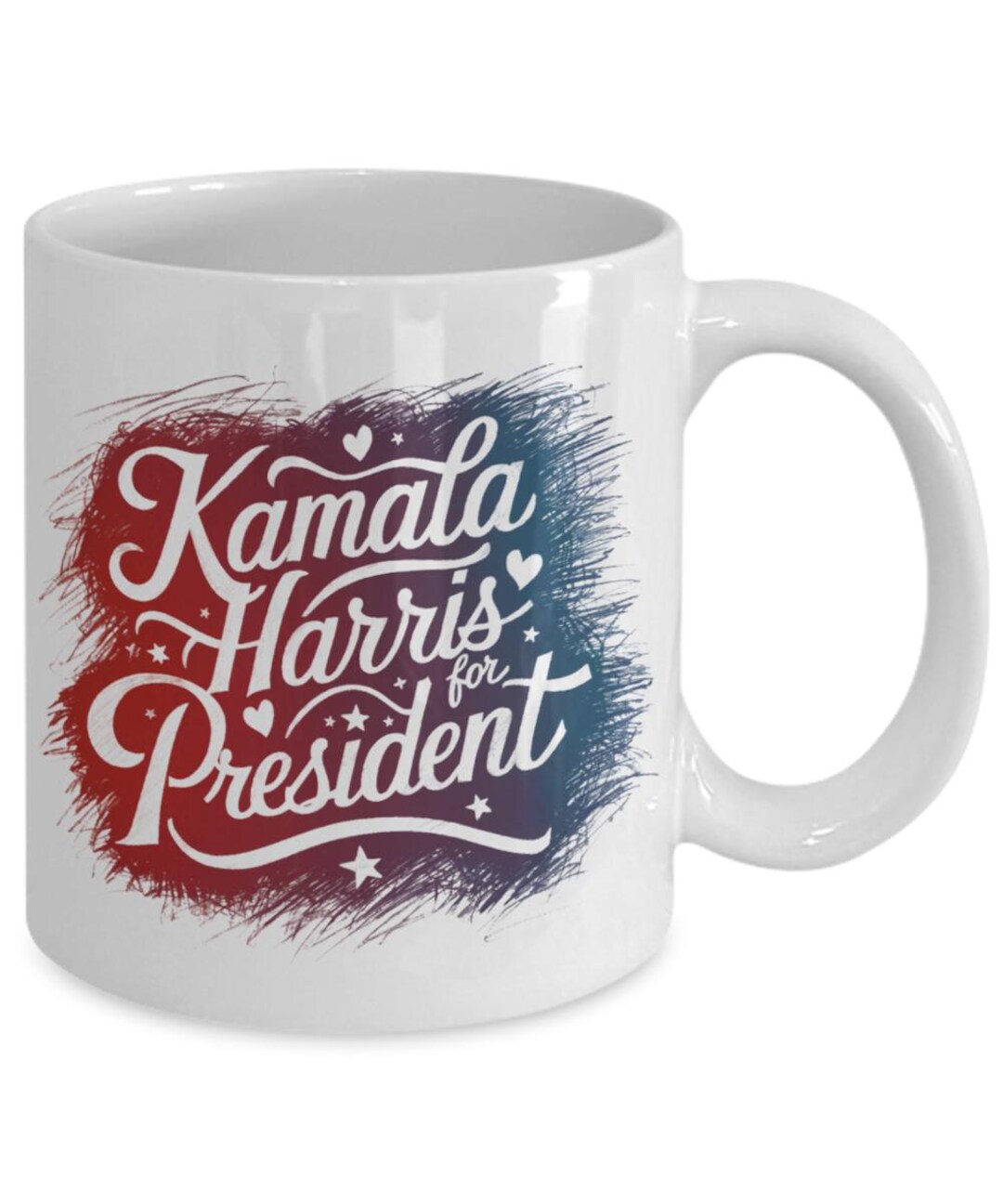 Kamala Harris for President 2024 Coffee Mug Patriotic Red, White and ...