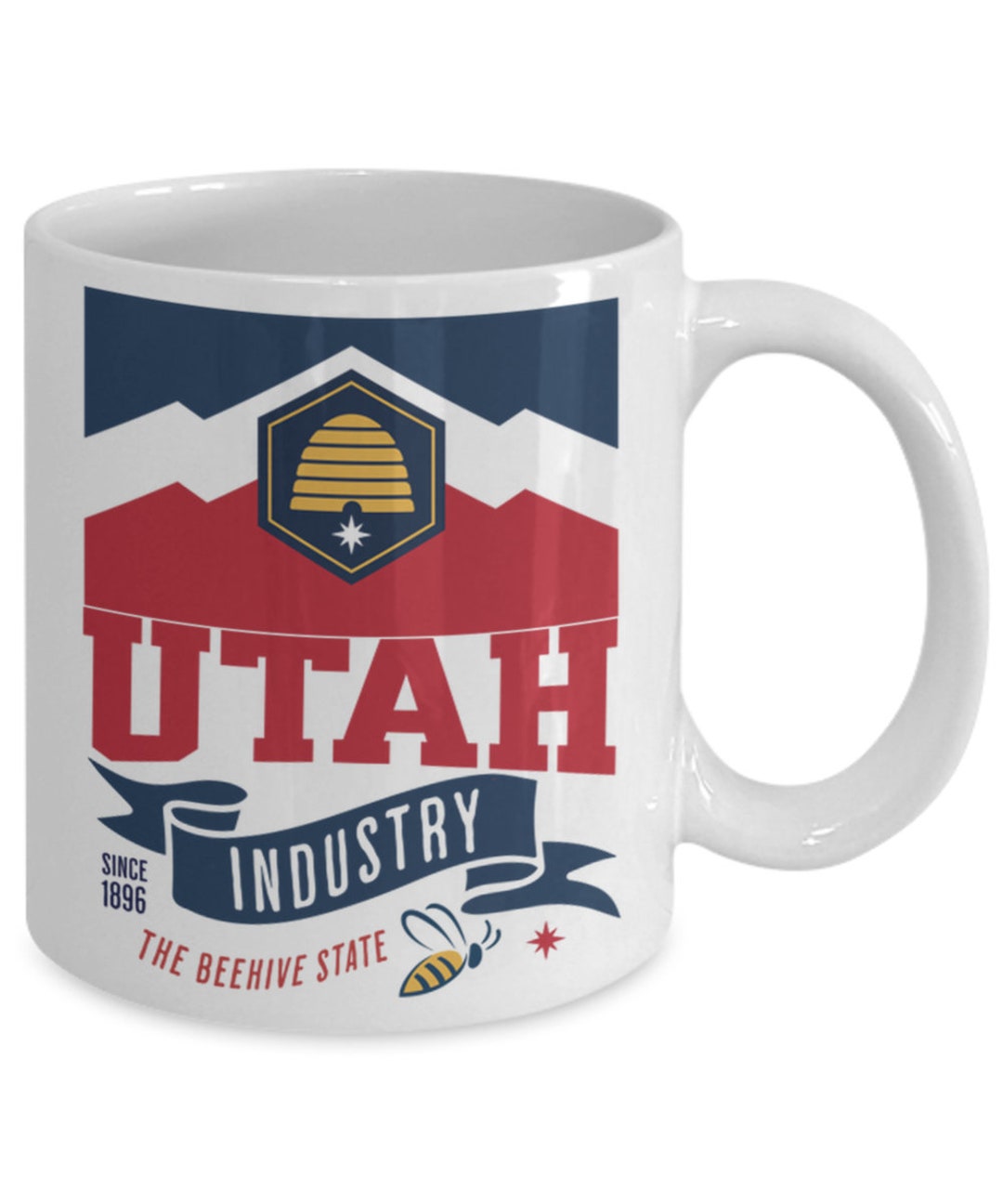 Celebrate Utah's New State Flag With State Motto Industry the Beehive ...