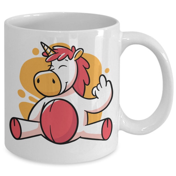 Unicorn Flipping a Bird - Etsy