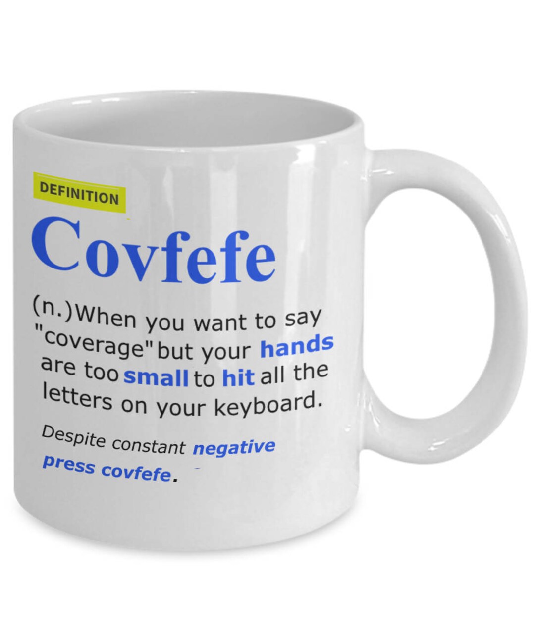 Covfefe Dictionary Definition Funny President Donald Trump - Etsy UK