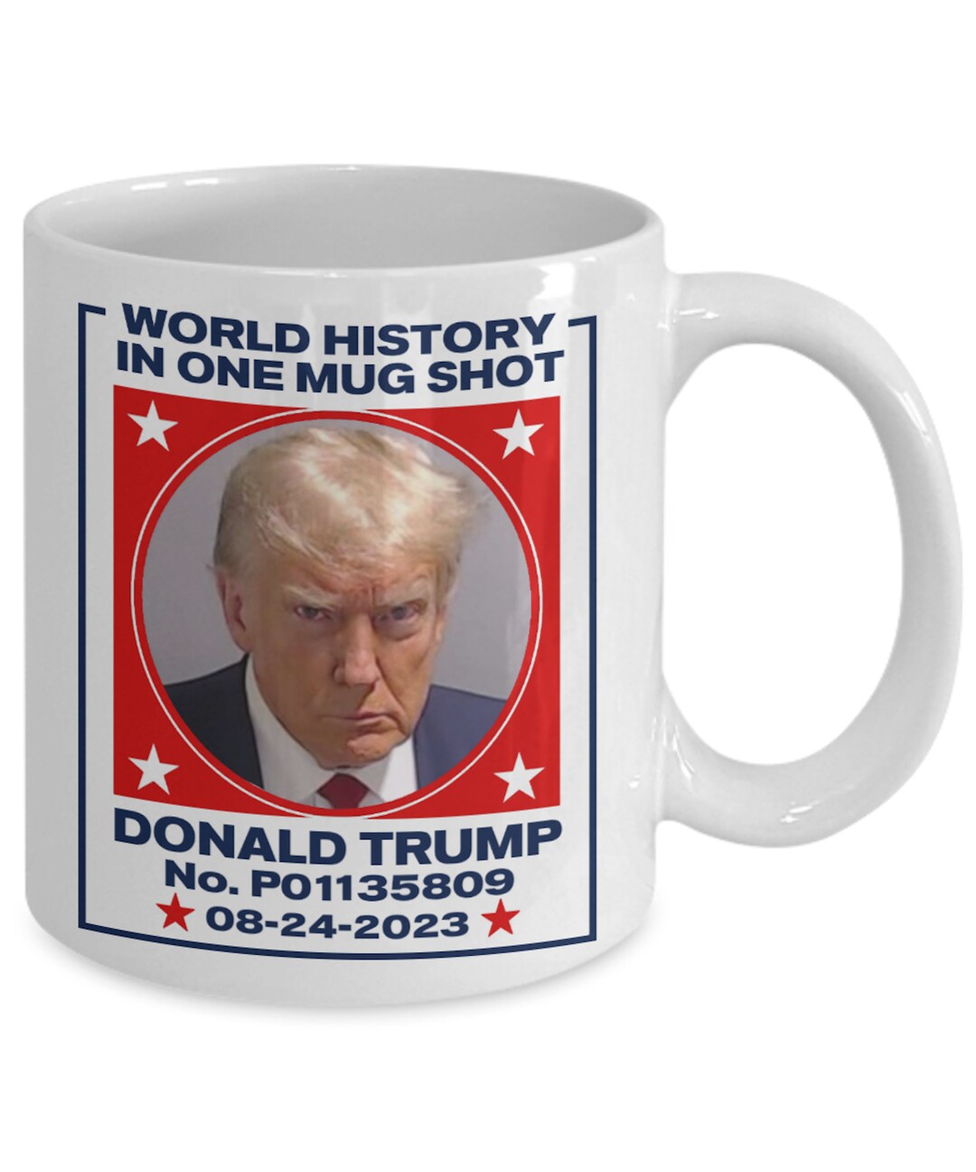Donald Trump Mug Shot Coffee Mug Historical Moment 2023 Political ...