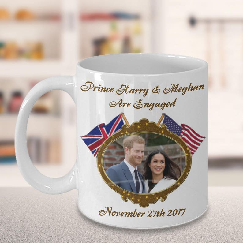 Prince Harry and Meghan Are Engaged Commemorative Coffee Mug - Etsy
