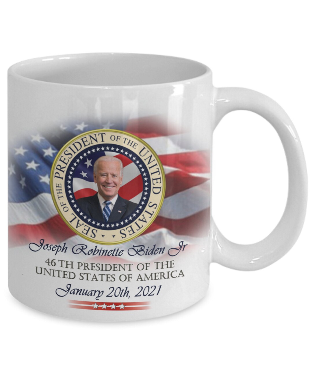 Joe Biden 46th President Inauguration Commemorative Keepsake Coffee Mug ...