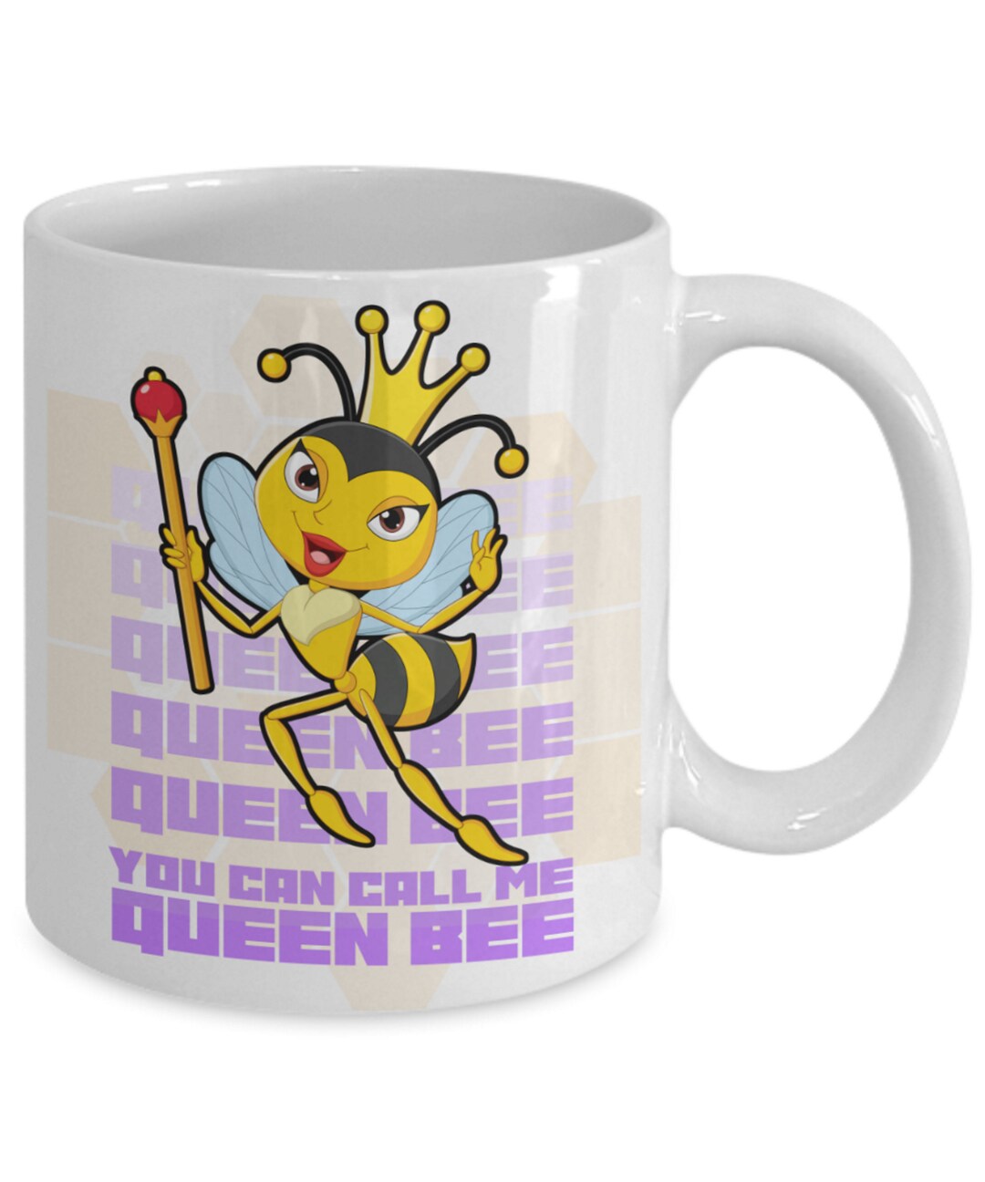 Queen Bee Mug You Can Call Me Queen Bee Coffee Mug King Bee - Etsy