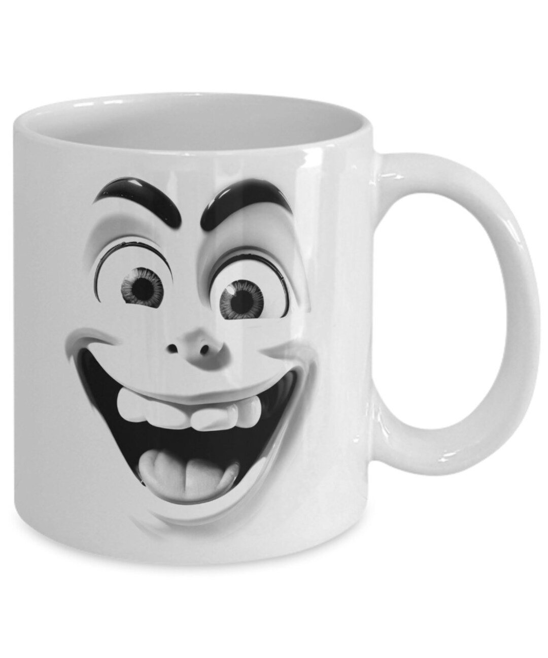 Brew & Grin Smile Design Mug for Coffee Lovers Coffee Mug Tea - Etsy
