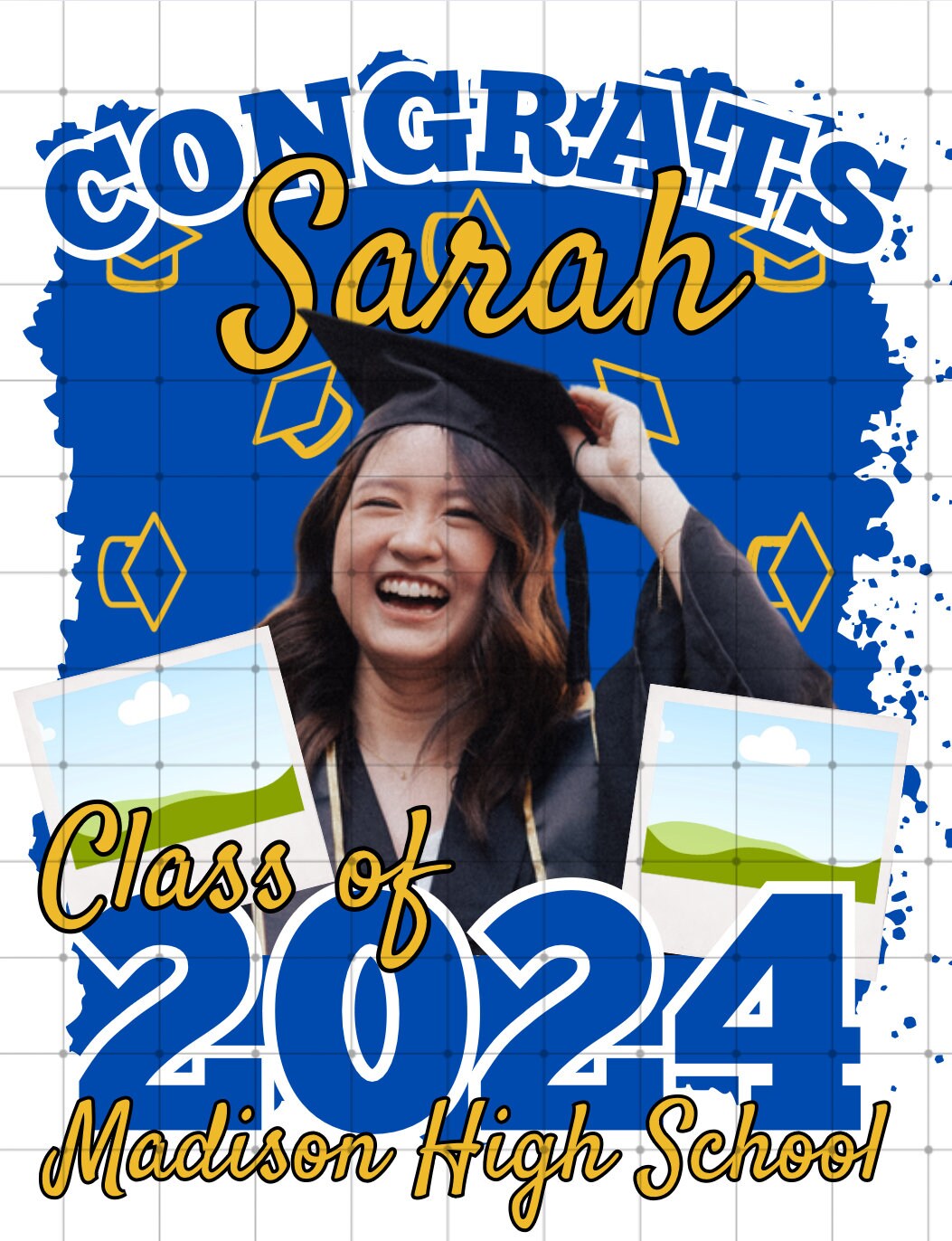 Graduation Shirt Design Template Bundle, Customizable, Canva Pro, Easy ...