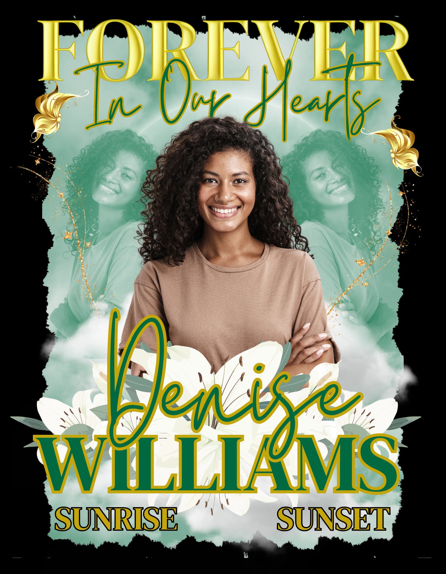 Memorial Design Template Bundle, Customize, Canva Pro, Easy Use ...