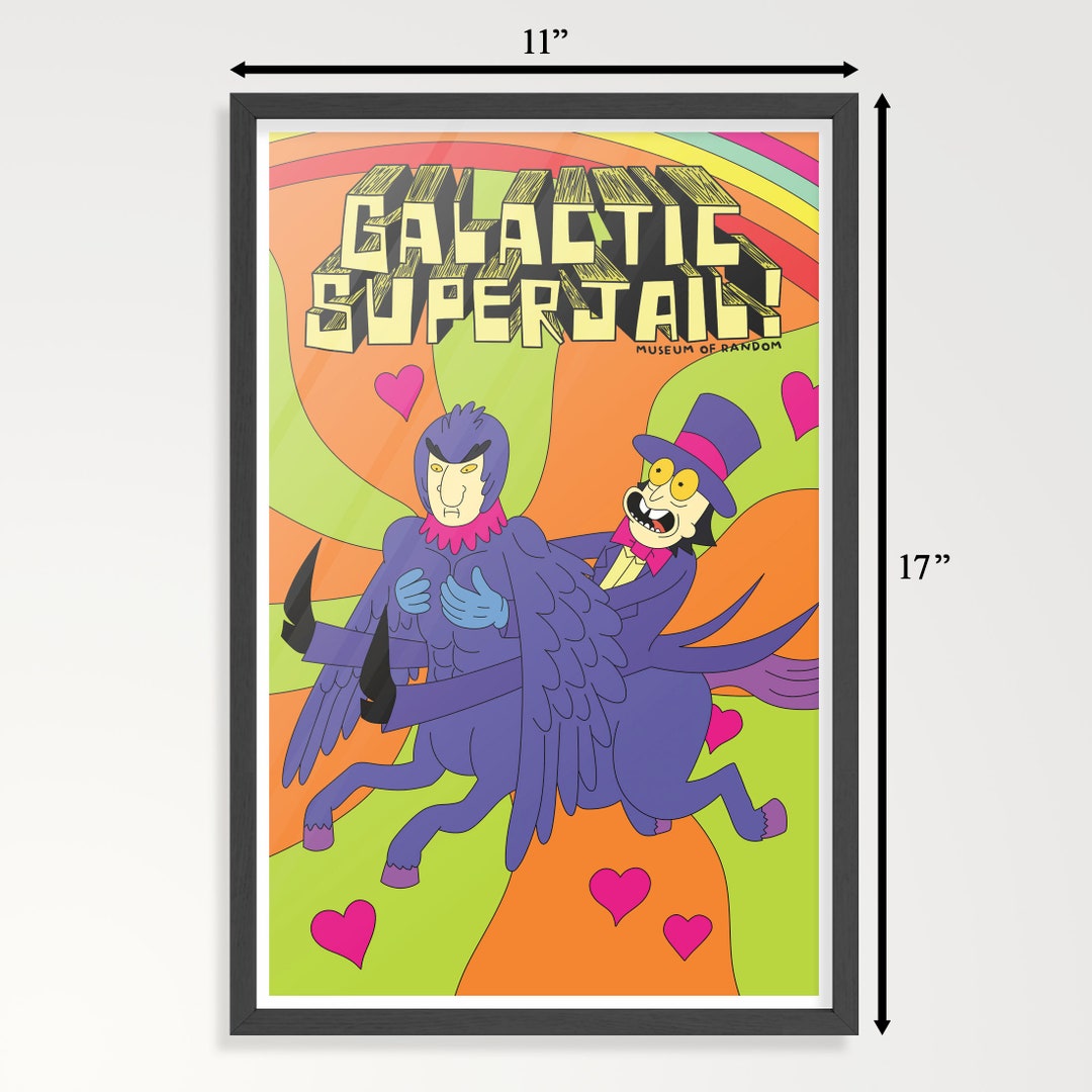 Galactic Superjail 11x17 Poster - Etsy