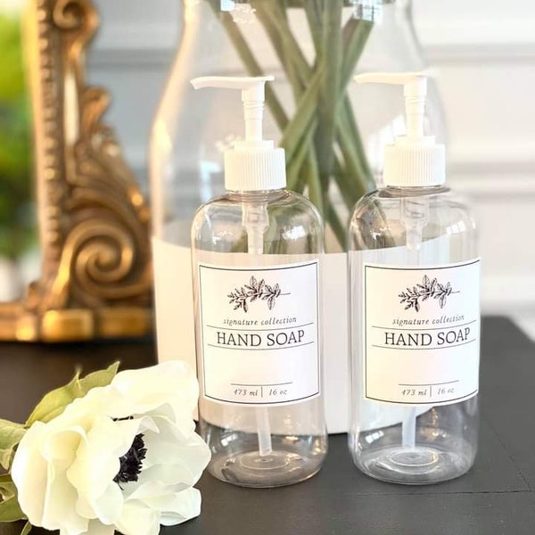 Soap Dispenser Label - Etsy