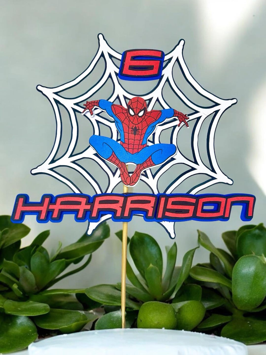 Marvel Cake Topper Birthday Party Decoration Cake Decoration Handmade ...