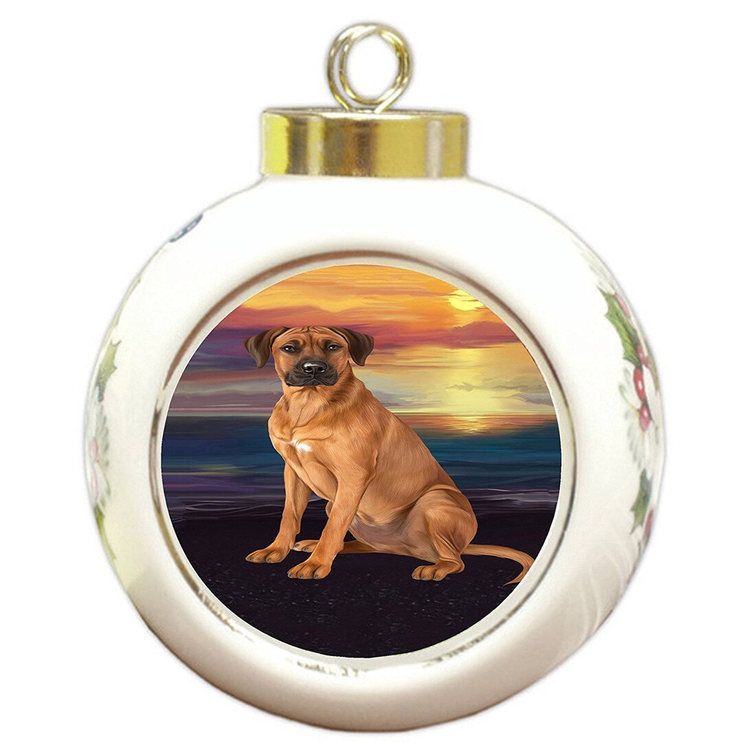 Rhodesian Ridgeback Puppy Round Ball Christmas Ornament - Etsy