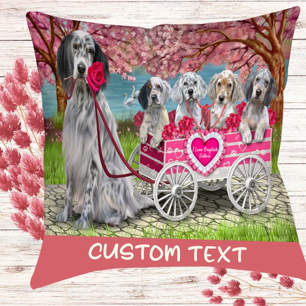 English Setter Pillow - Etsy