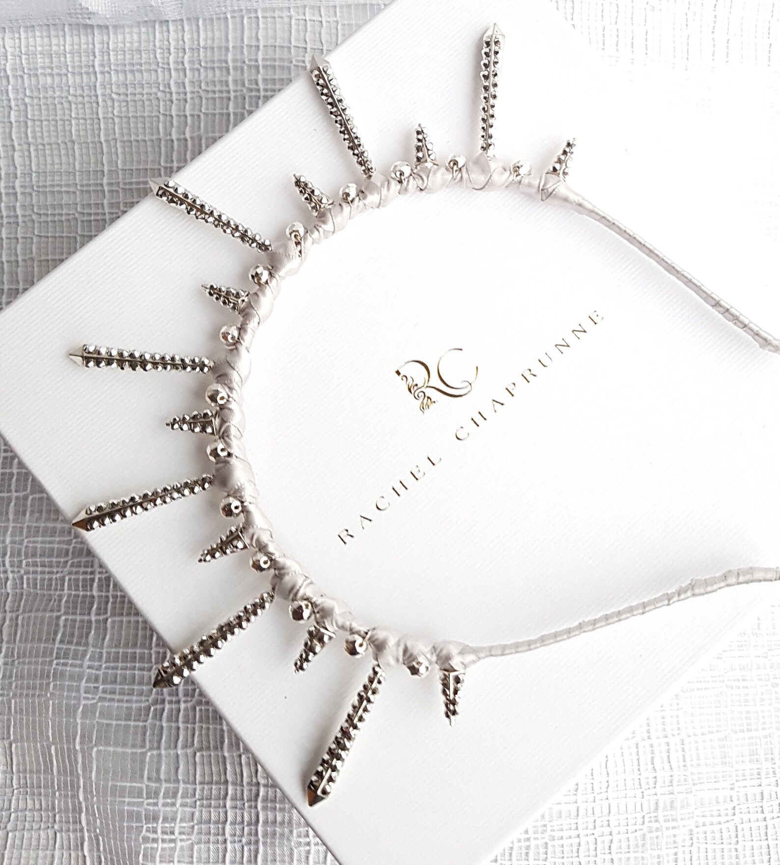 Spiked Headpiece Gold Spike Crown Punk Wedding Spike Halo | Etsy