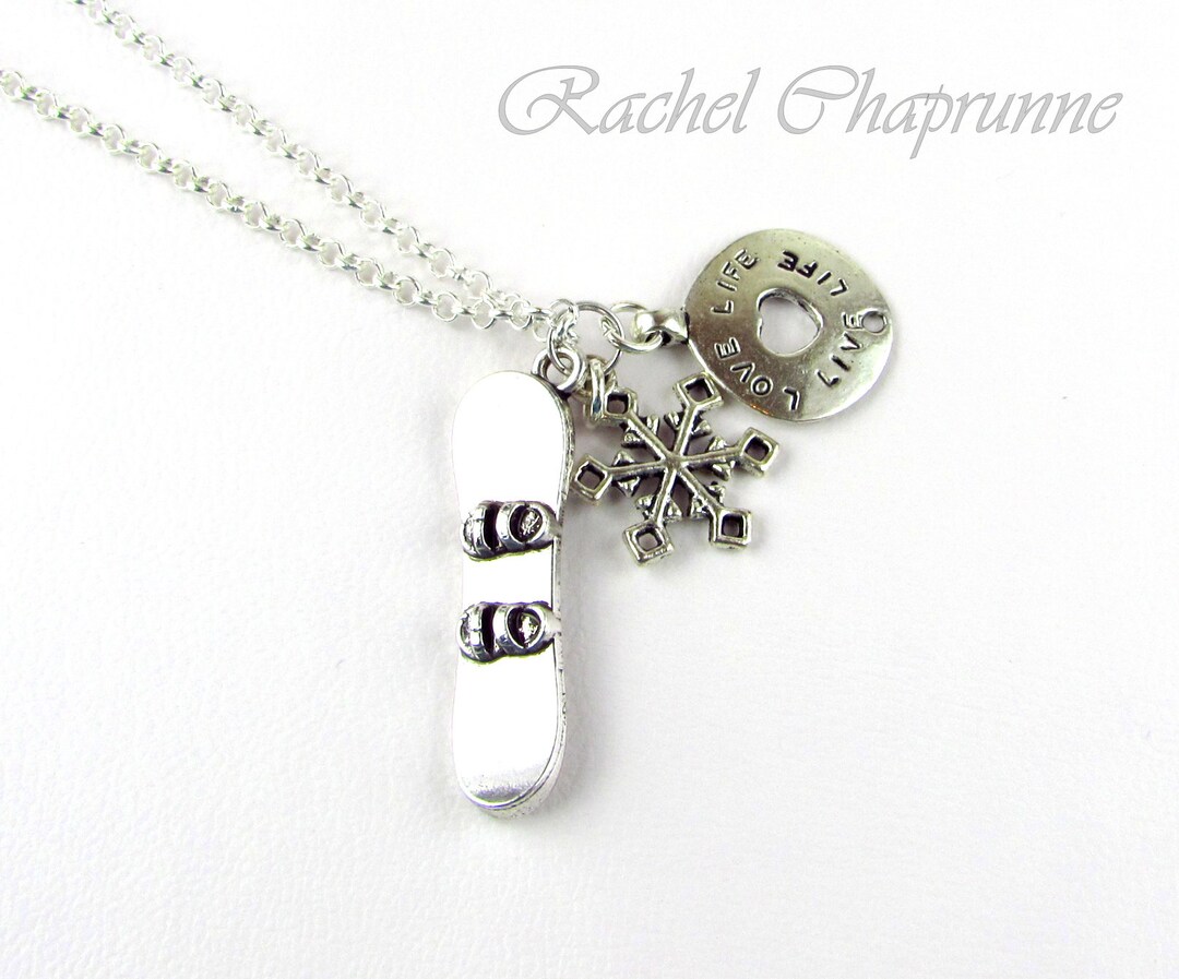 Snowboard Jewellery, Snow Birthday Gift, Snowboarder, Snowboard Gift ...