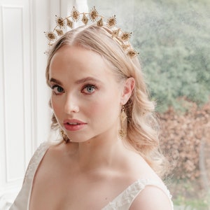 Beautiful Star Headpiece for a Celestial Wedding, Luxury Bridal Crown ...