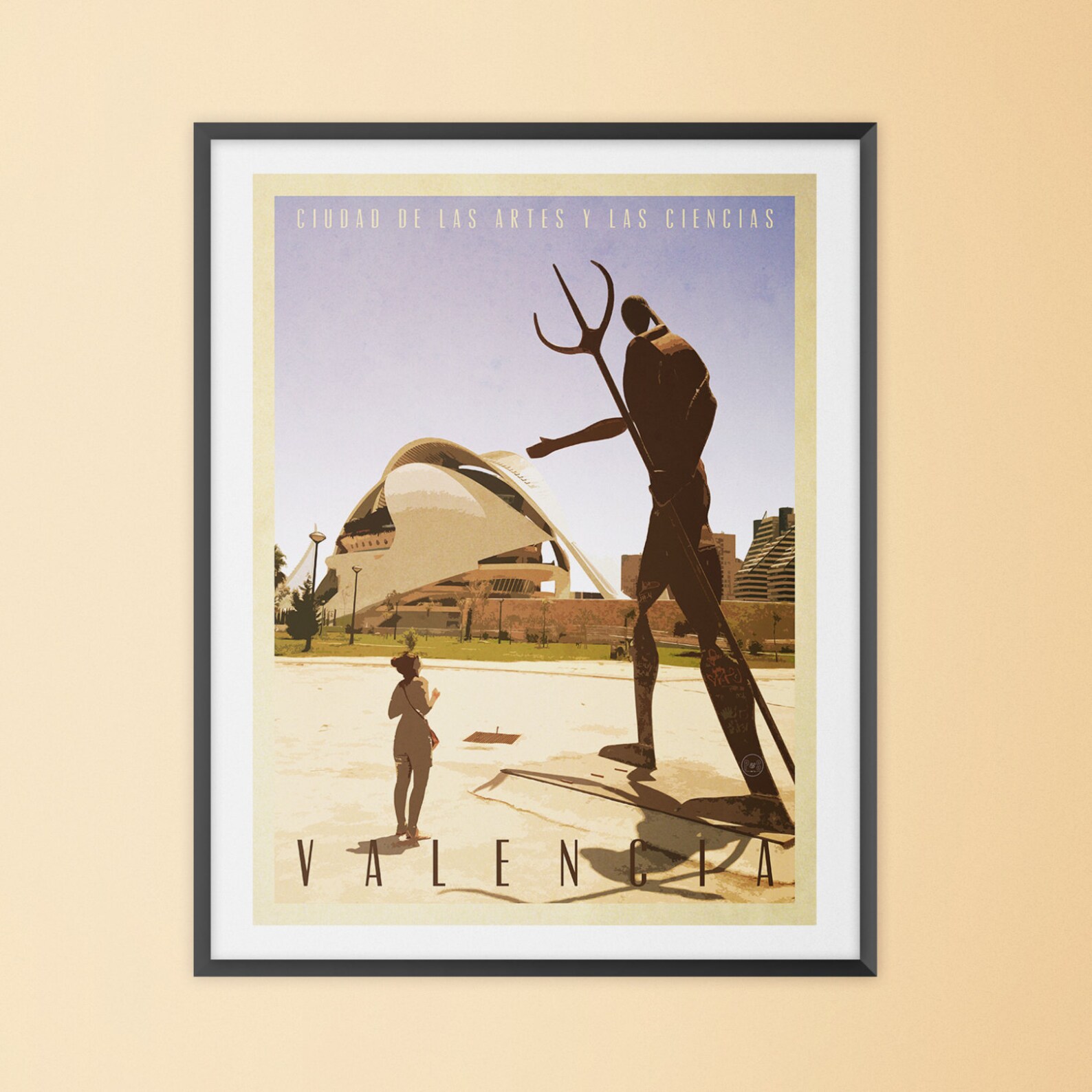 Valencia Travel Print Spain Travel Poster Vintage Spain - Etsy UK