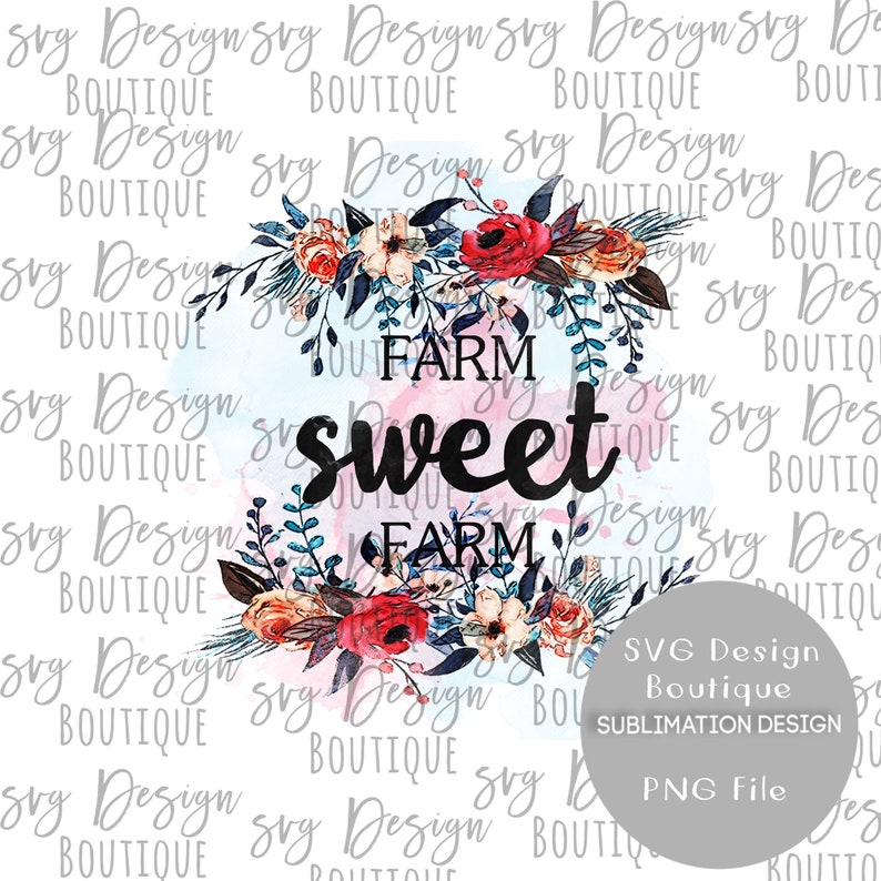 Farmhouse Decor Farm Sign Sublimation Transfer Sublimation - Etsy