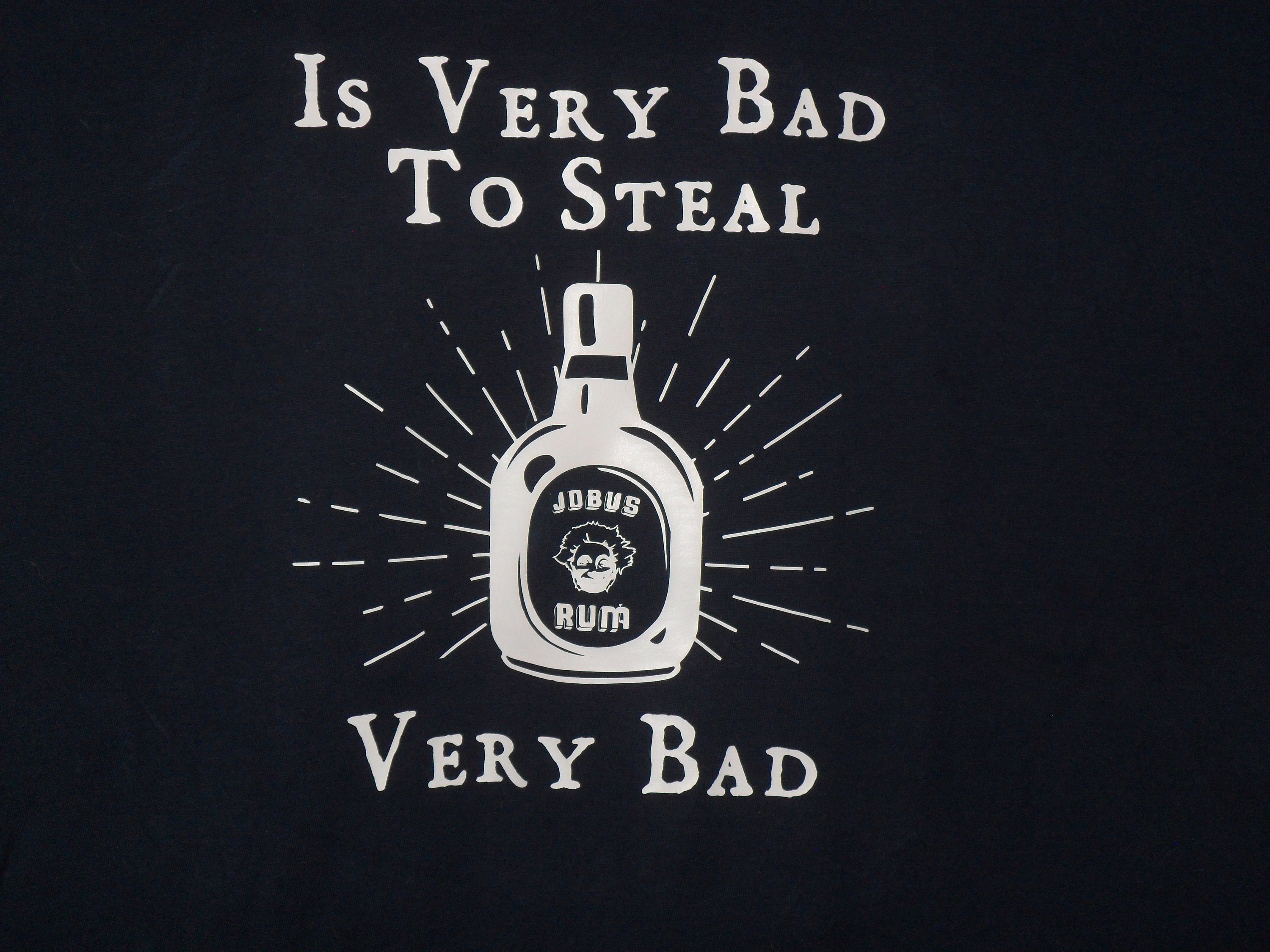 Is Very Bad to Steal Jobu's Rum, Baseball T-shirt, Major League, Ricky ...