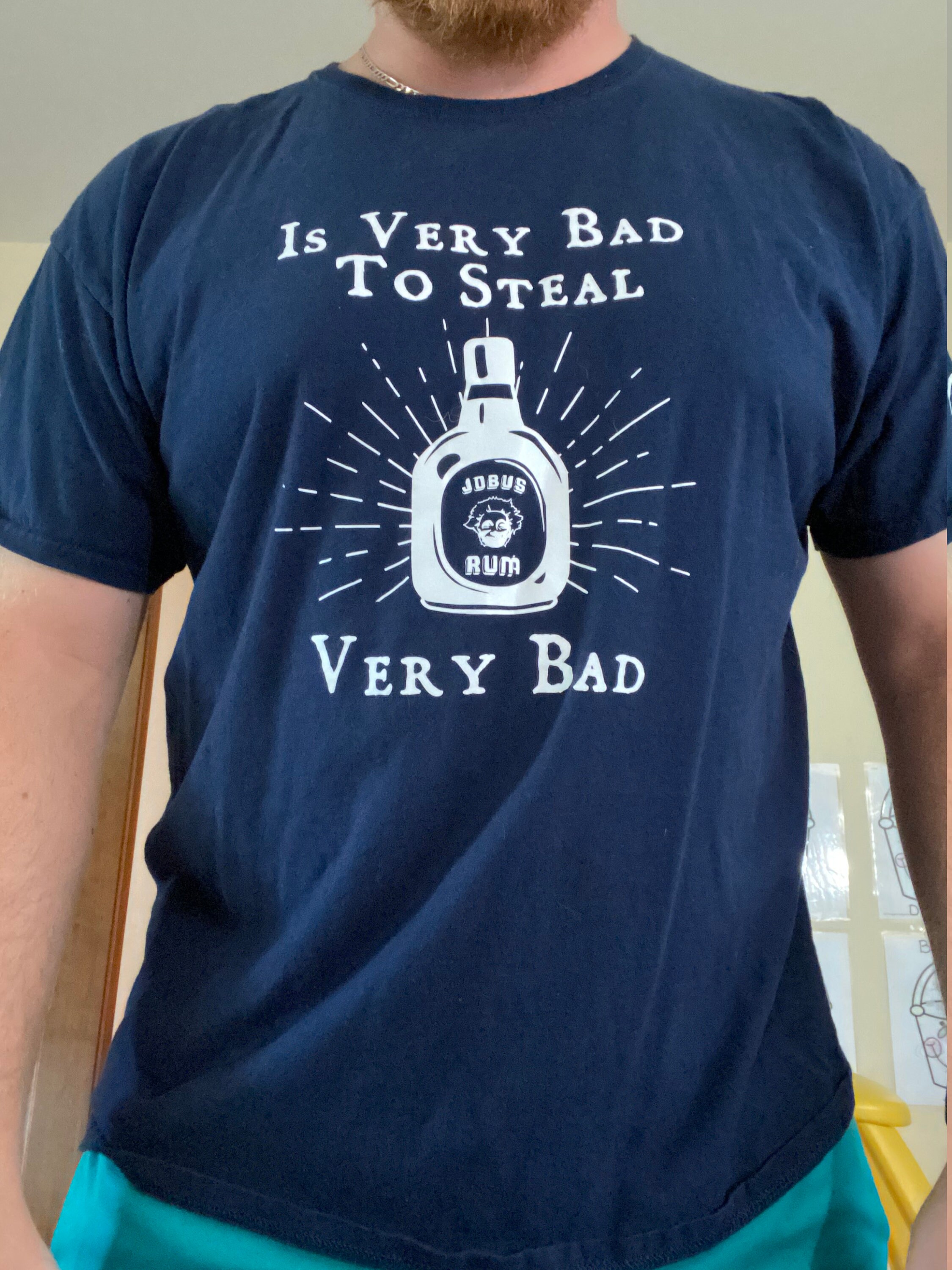 Is Very Bad to Steal Jobu's Rum, Baseball T-shirt, Major League, Ricky ...