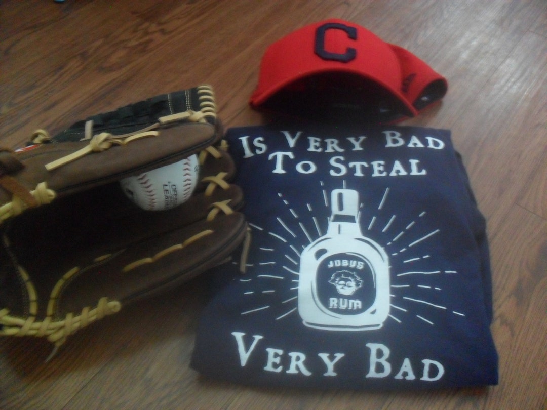 Is Very Bad to Steal Jobu's Rum, Baseball T-shirt, Major League, Ricky ...