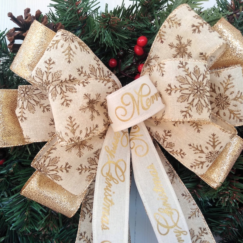 Tree Topper Bow - Etsy