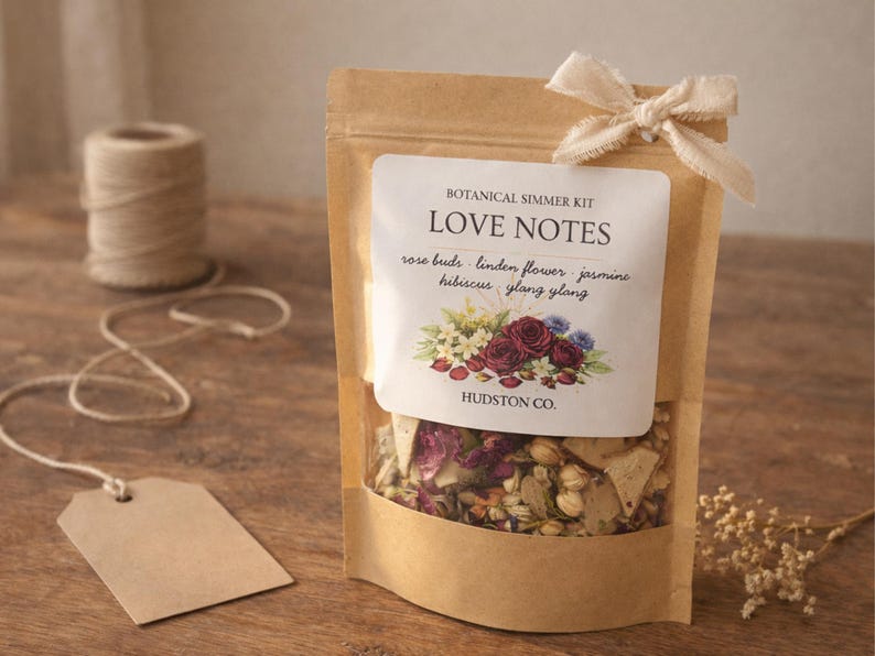Love Notes Simmer Pot Kit, Date Night Rose Jasmine Stovetop Potpourri ...
